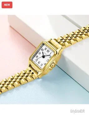 Accessories | Womens Dainty Square Watch With Arabic Numerals Dress ...